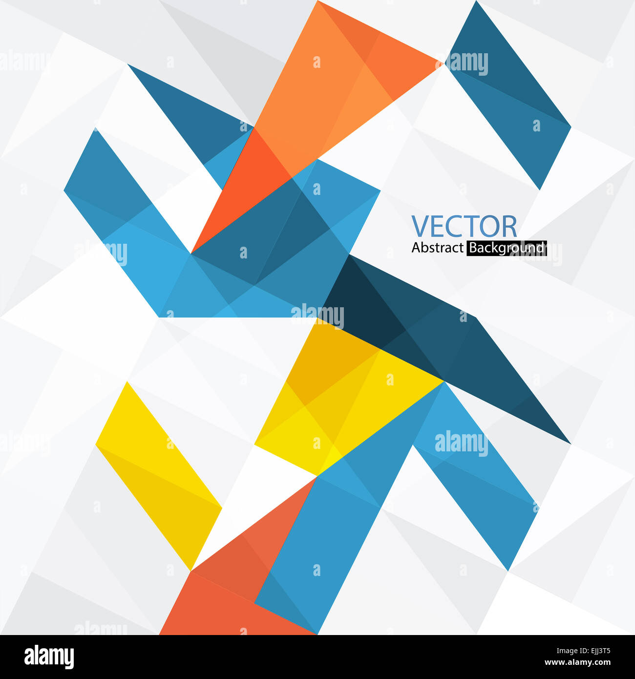 Abstract colorful background with triangles Stock Photo - Alamy