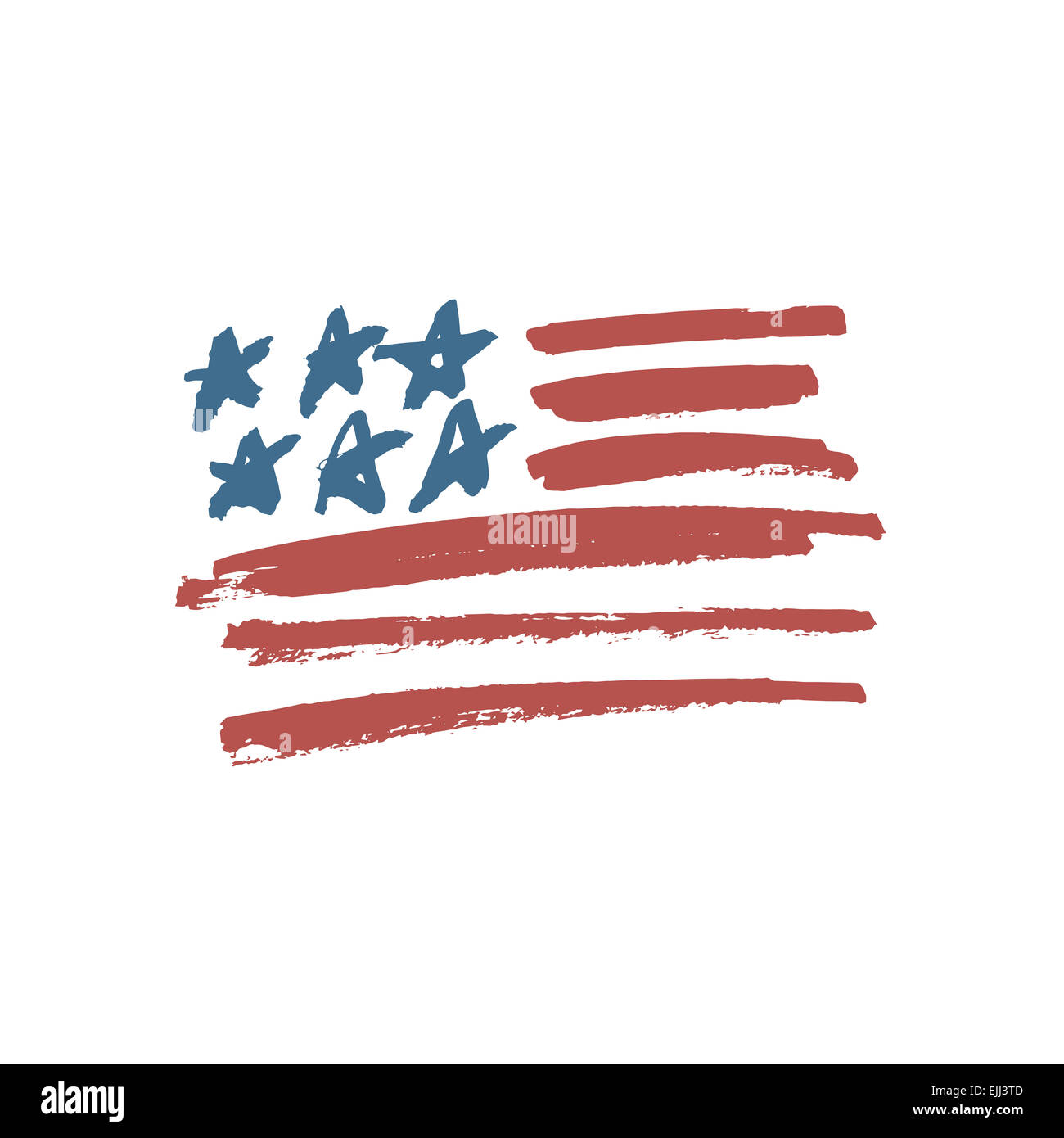 American flag vector Cut Out Stock Images & Pictures - Alamy