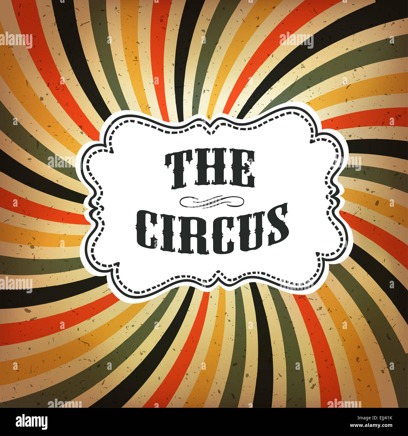 Circus Abstract Poster with Colored Rays Background Stock Photo - Alamy