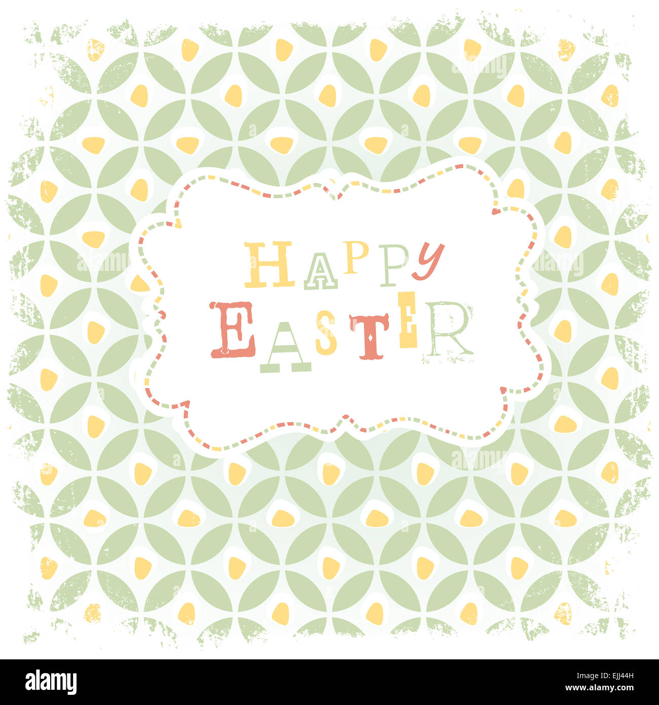 Easter card design abstract Cut Out Stock Images & Pictures - Alamy