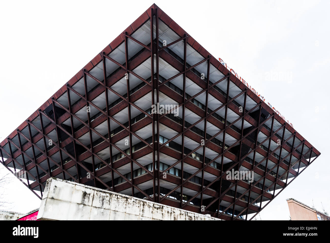 Inverted pyramid in Bratislava Stock Photo - Alamy