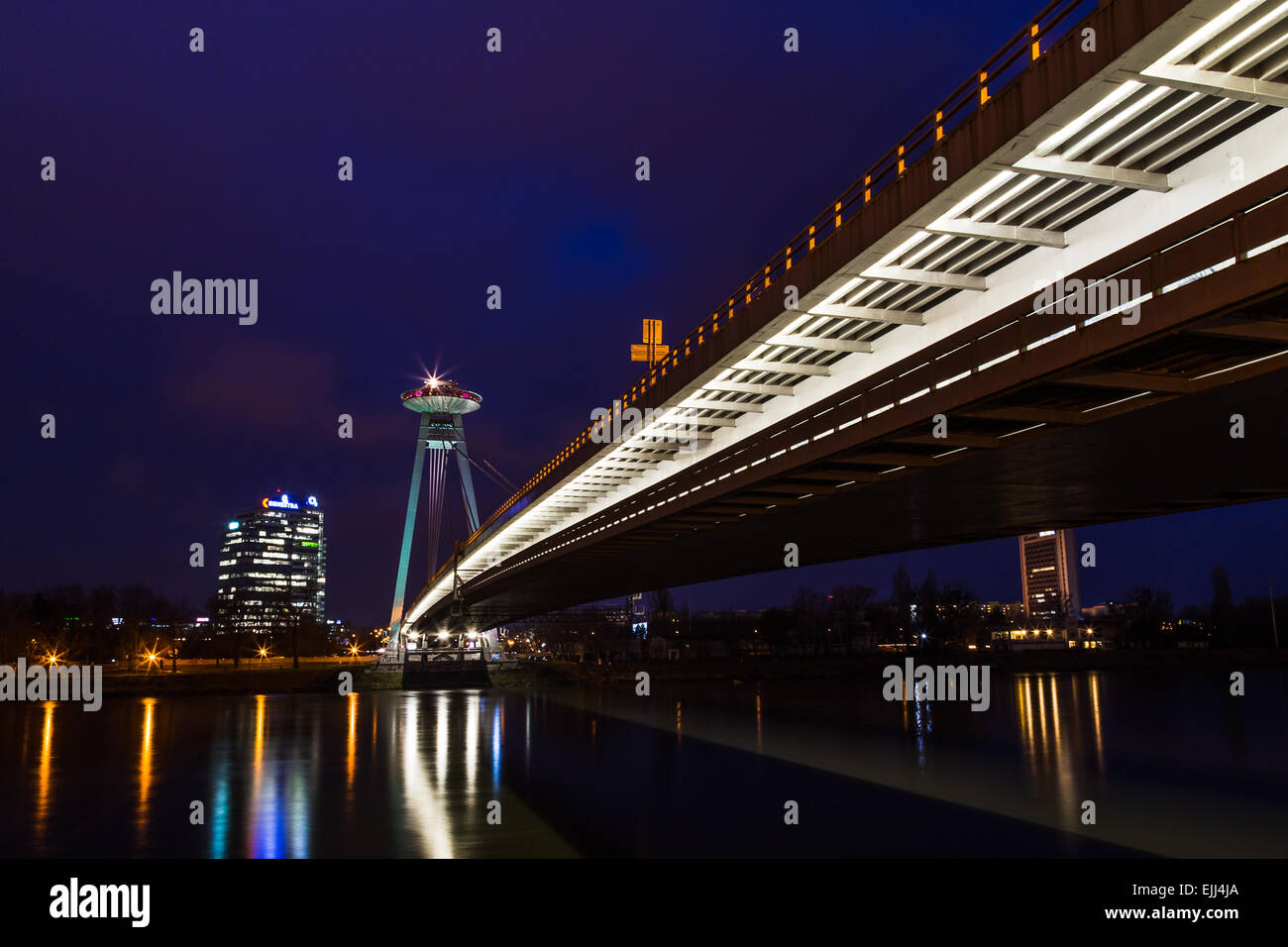 Ufo bridge night in hi-res stock photography and images - Alamy