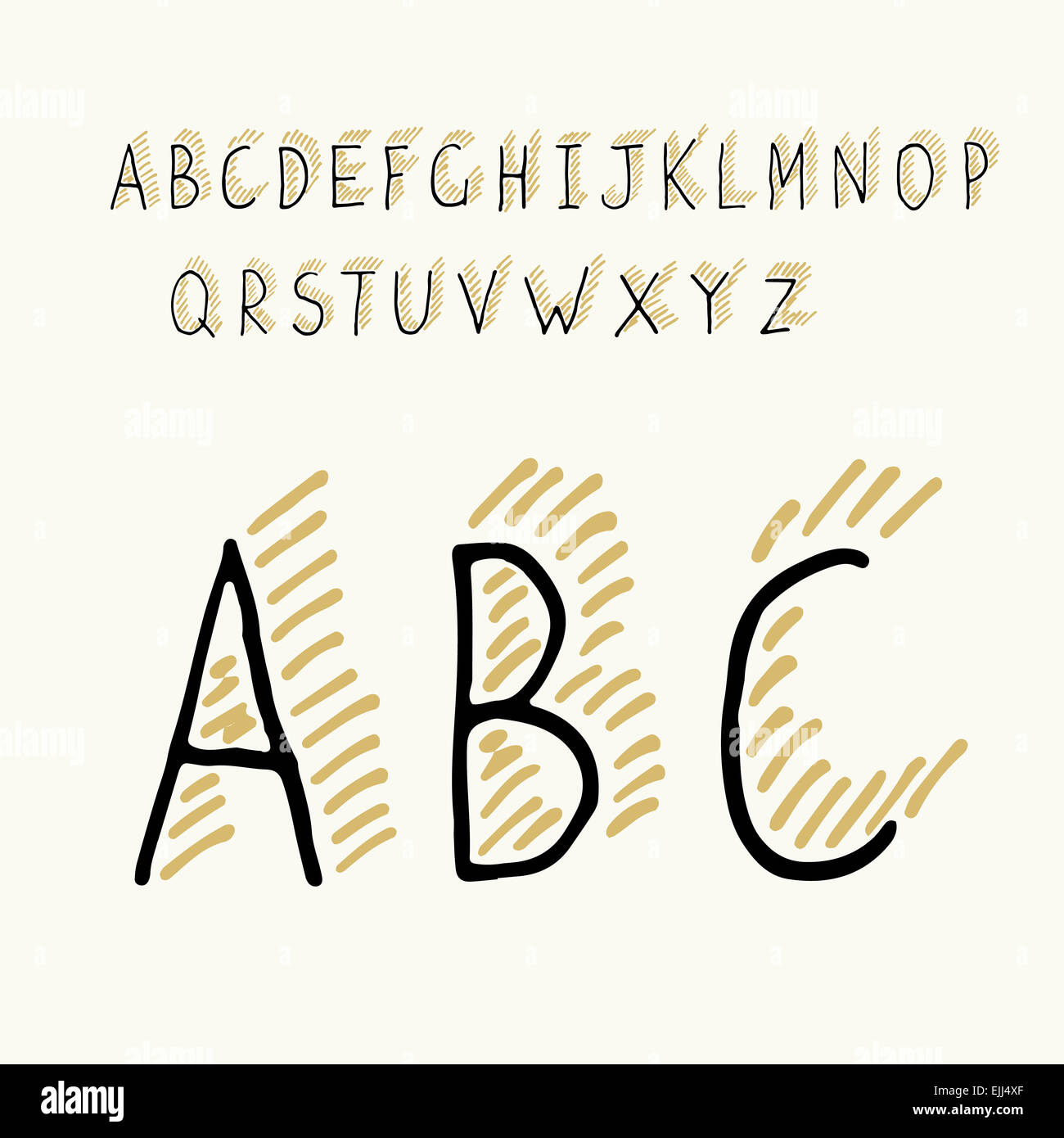 Shadowed alphabet hi-res stock photography and images - Alamy