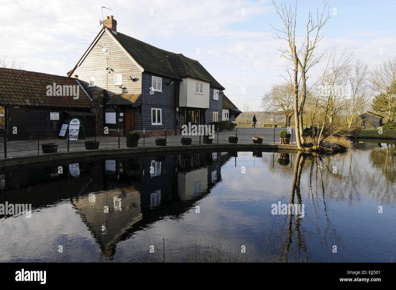 View over large pond in front of the Clubhouse at Toot Hill Golf Club ...