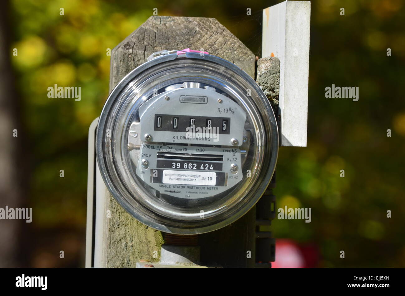 Reading electric meter hi-res stock photography and images - Alamy