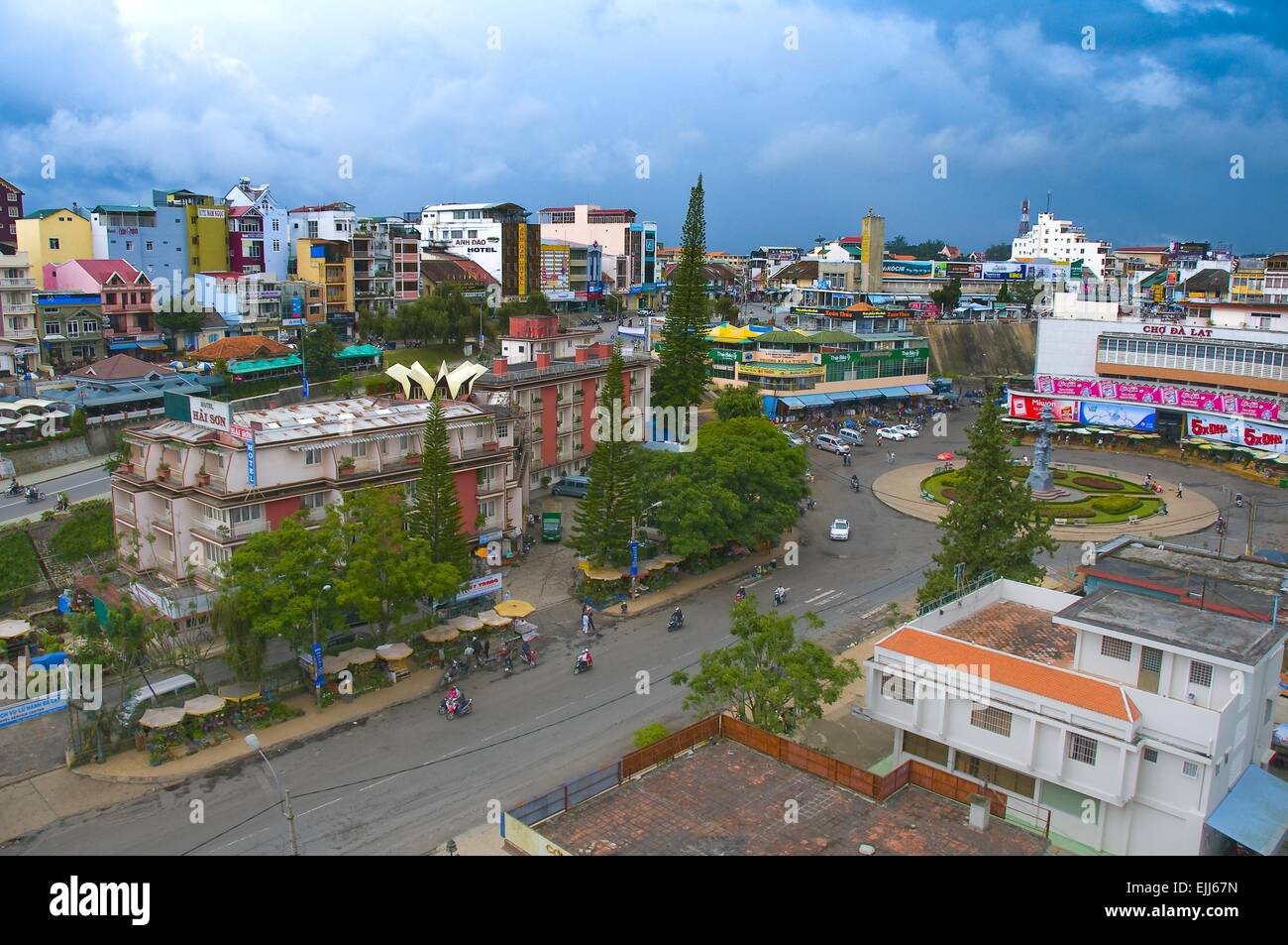 Da Lat town in Dac lac province of Vietnam Stock Photo - Alamy