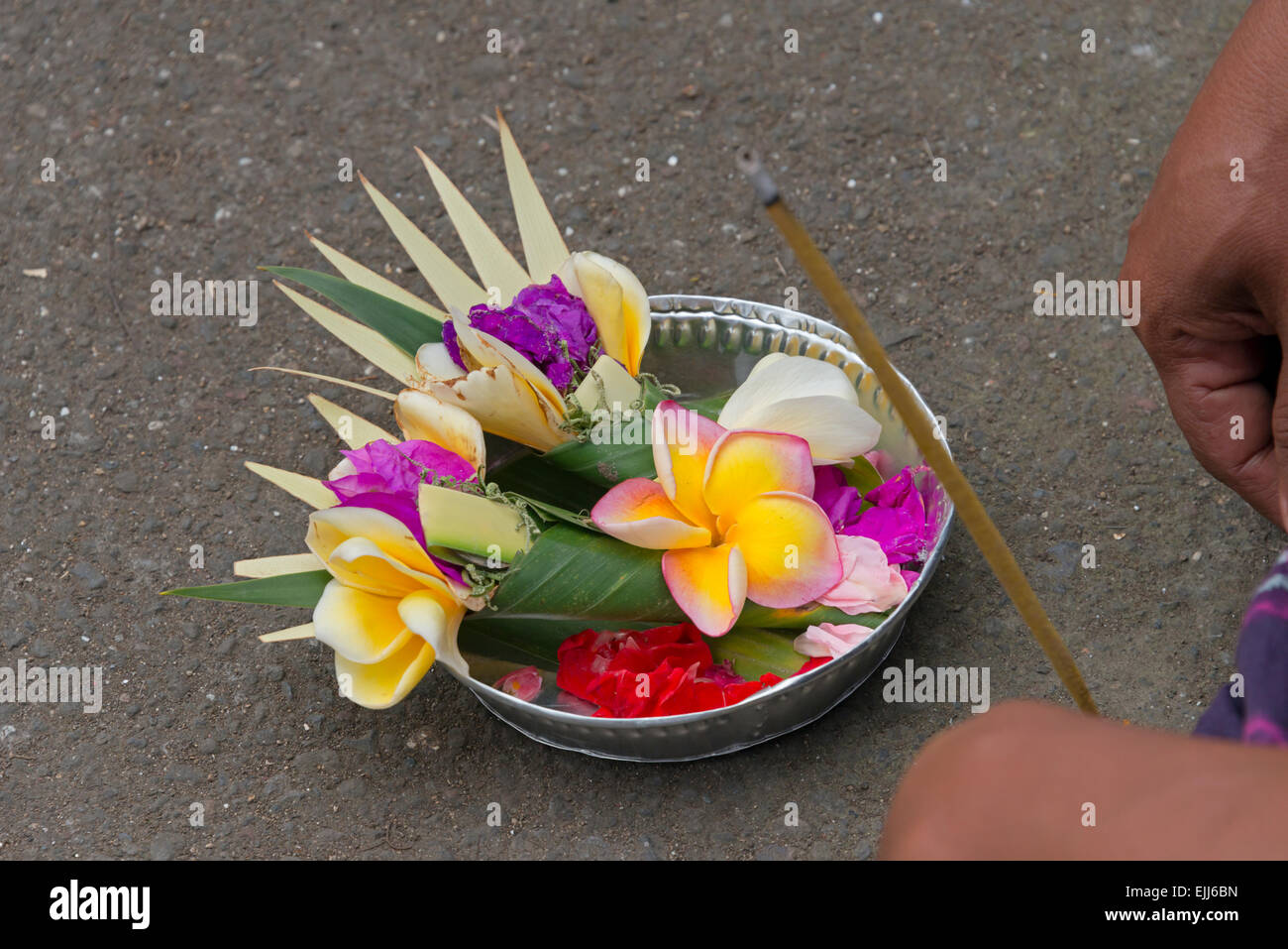 Offering basket, Mother Temple of Besakih, the most important, largest ...