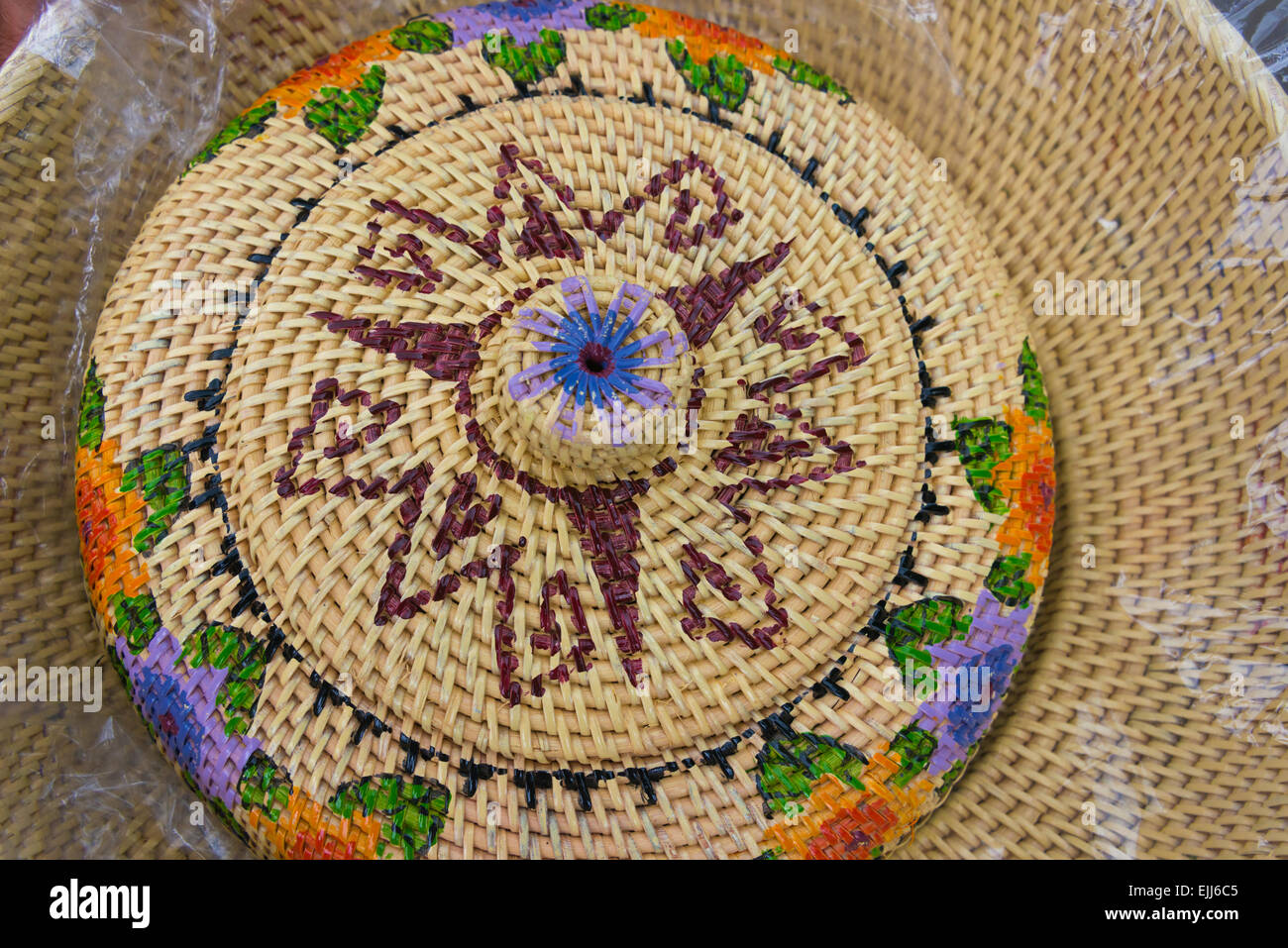 Straw hat, Bali, Indonesia Stock Photo - Alamy