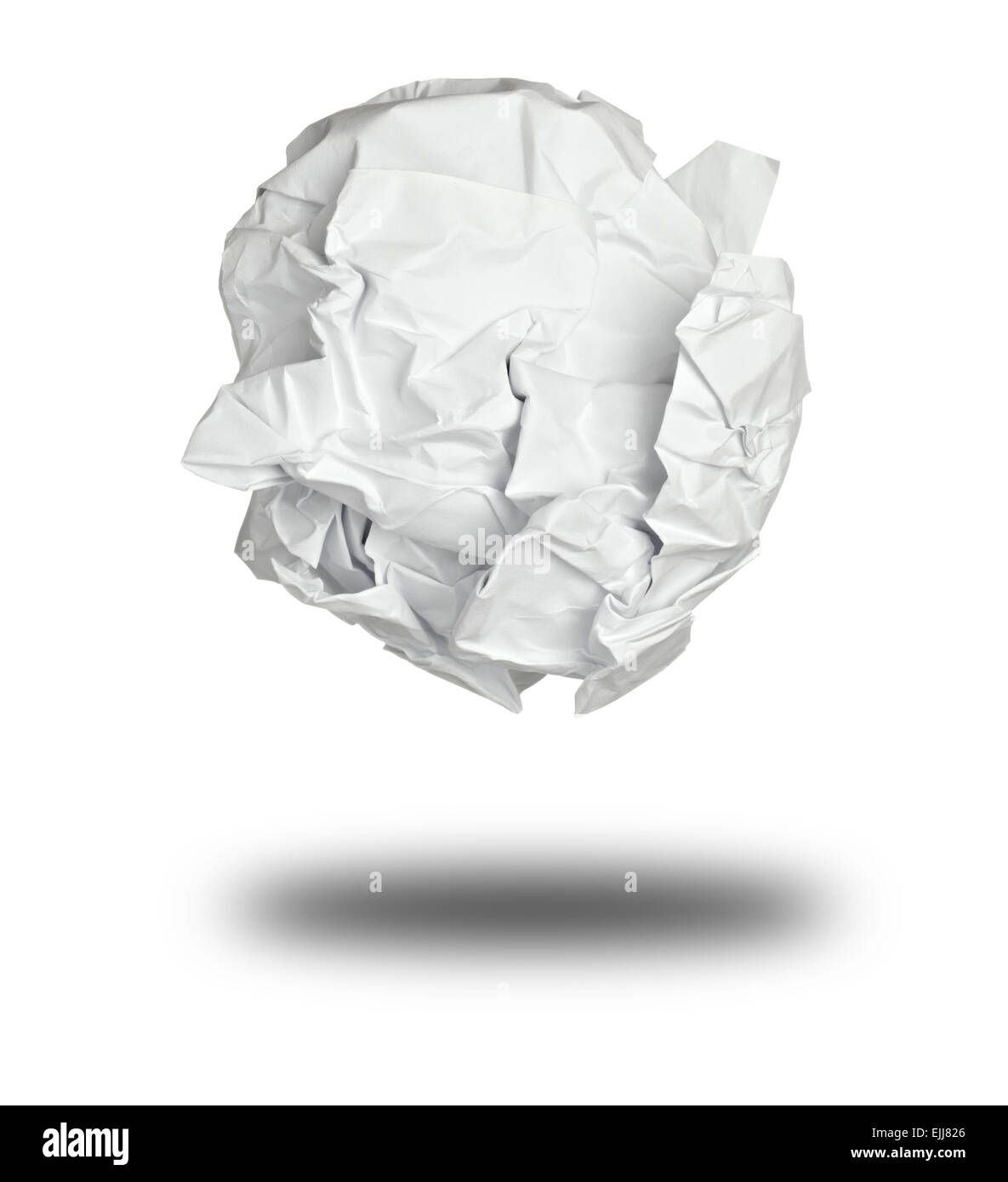 paper ball crumpled Stock Photo - Alamy