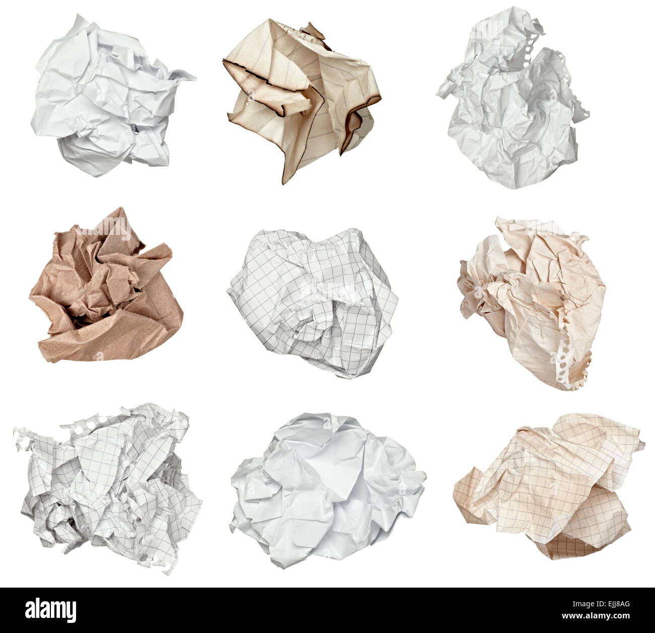 paper ball crumpled Stock Photo - Alamy
