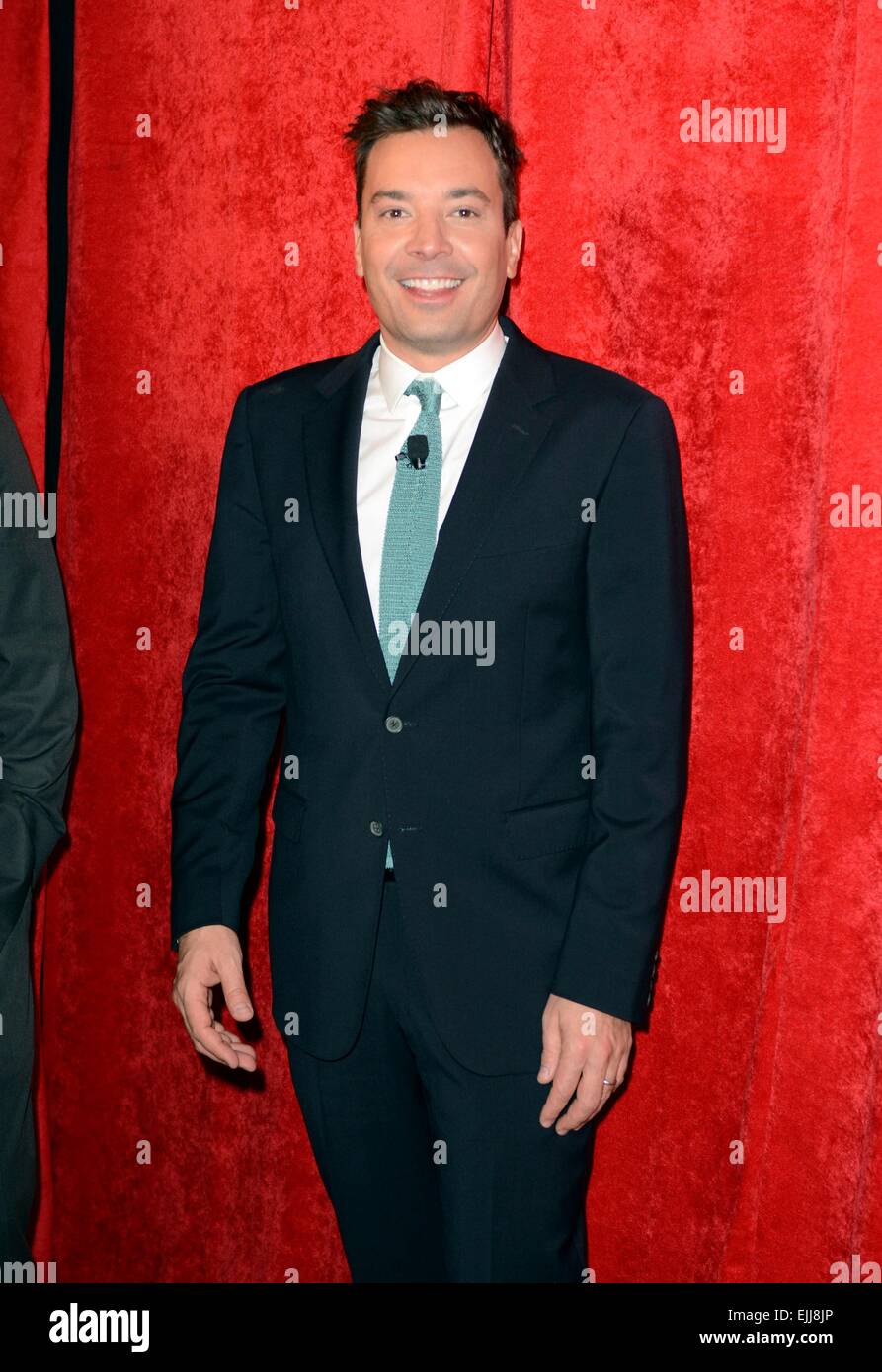 New York, NY, USA. 27th Mar, 2015. Jimmy Fallon in attendance for ...