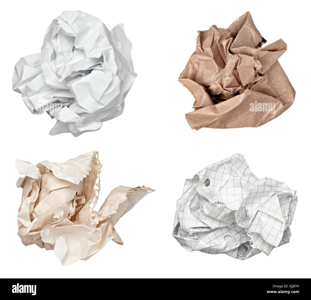 paper ball crumpled Stock Photo - Alamy
