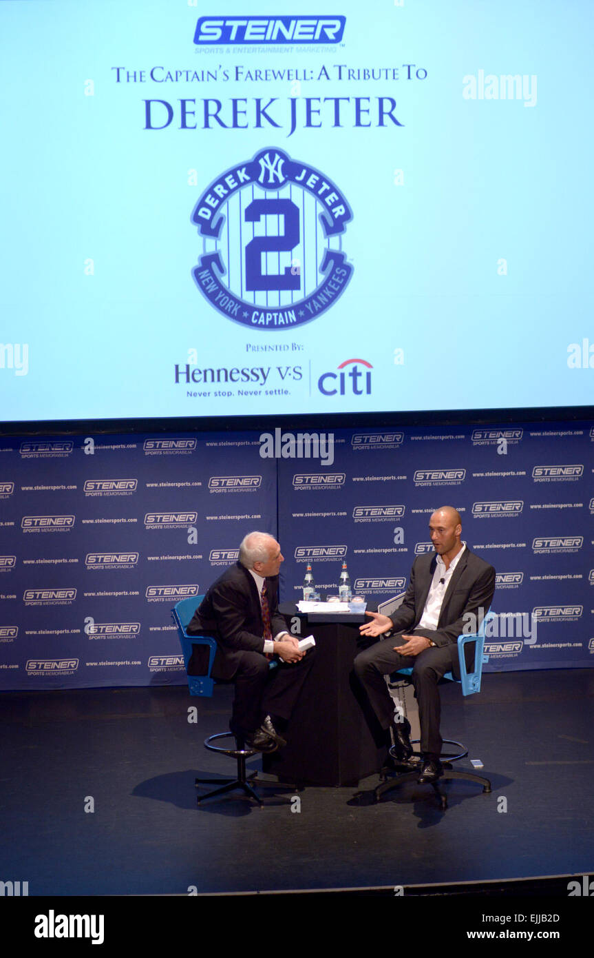 The Captain's Farewell: Derek Jeter Live at the Hudson Theatre ...