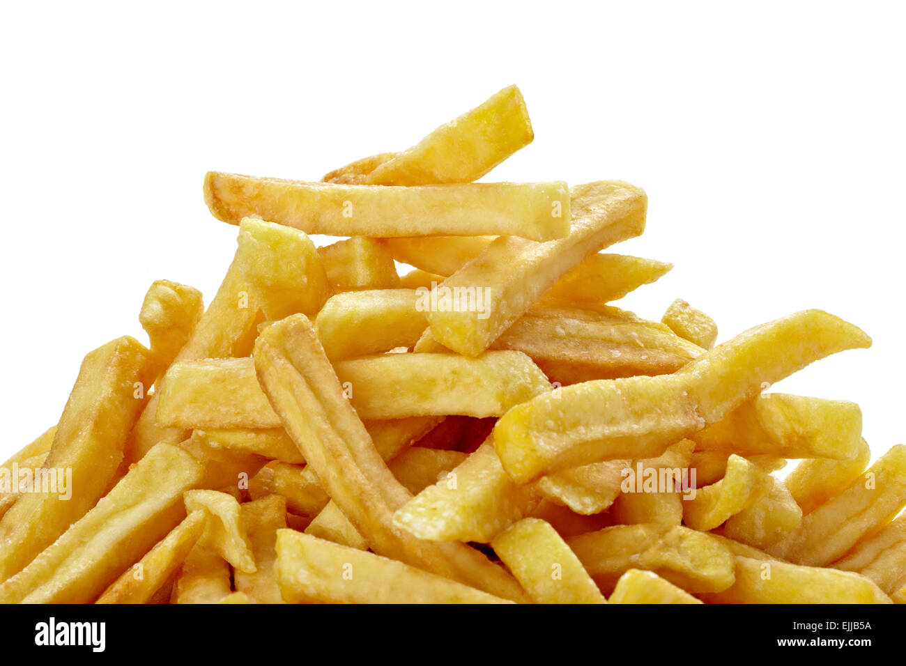 close up of french fries on white background with clipping path Stock ...