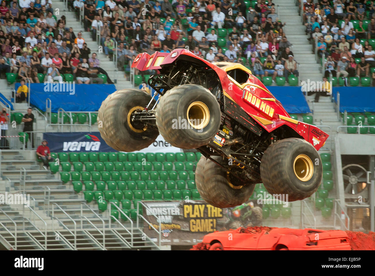 Monster Jam show in Wroclaw, Poland on October 1st 2011 Stock Photo - Alamy