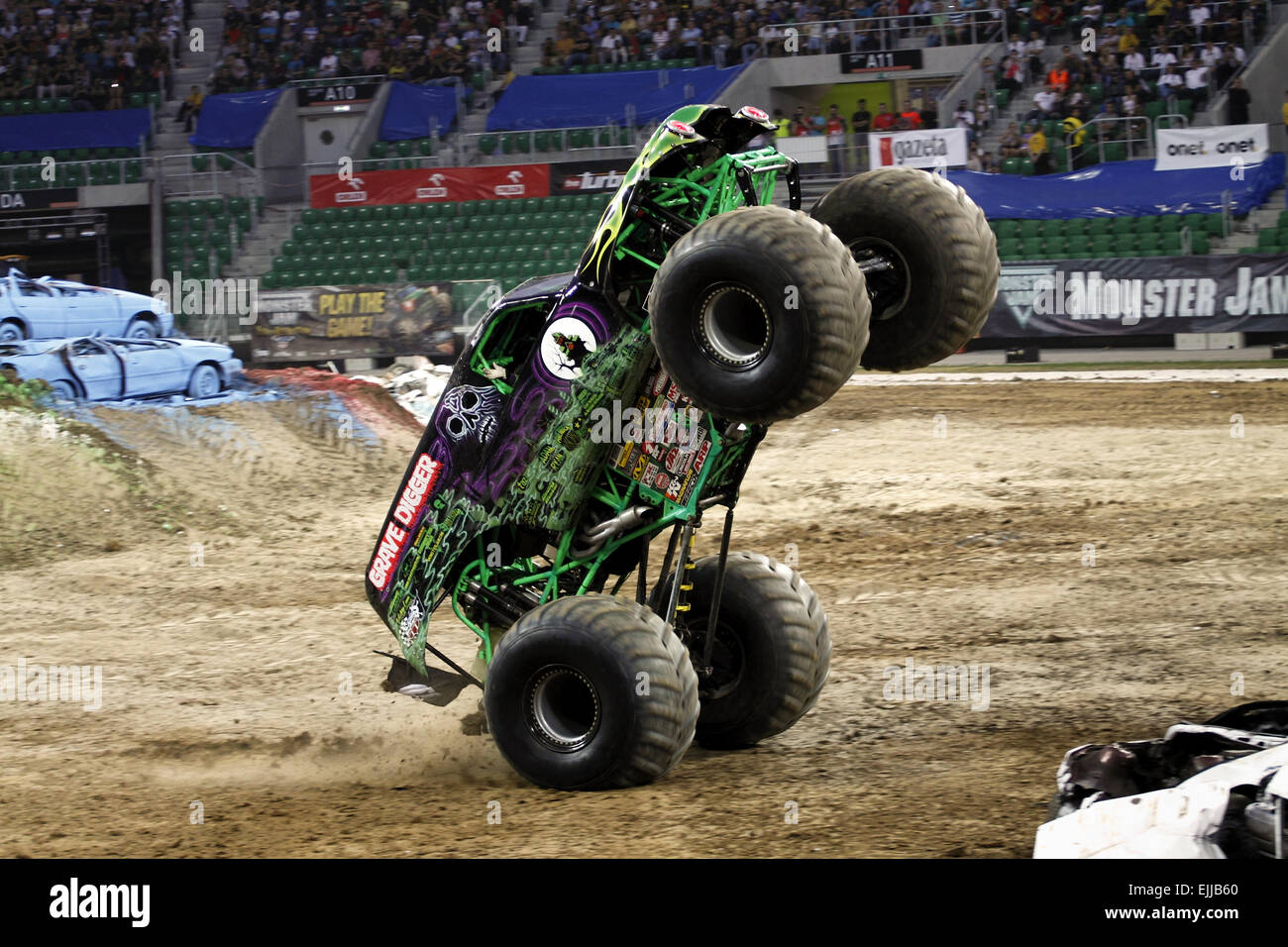Monster Jam show in Wroclaw, Poland on October 1st 2011 Stock Photo - Alamy