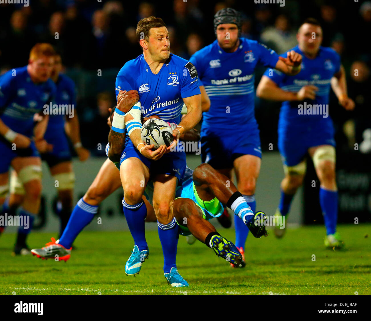 Dublin, Ireland. 27th Mar, 2015. Pro 12 Rugby Championship. Leinster ...