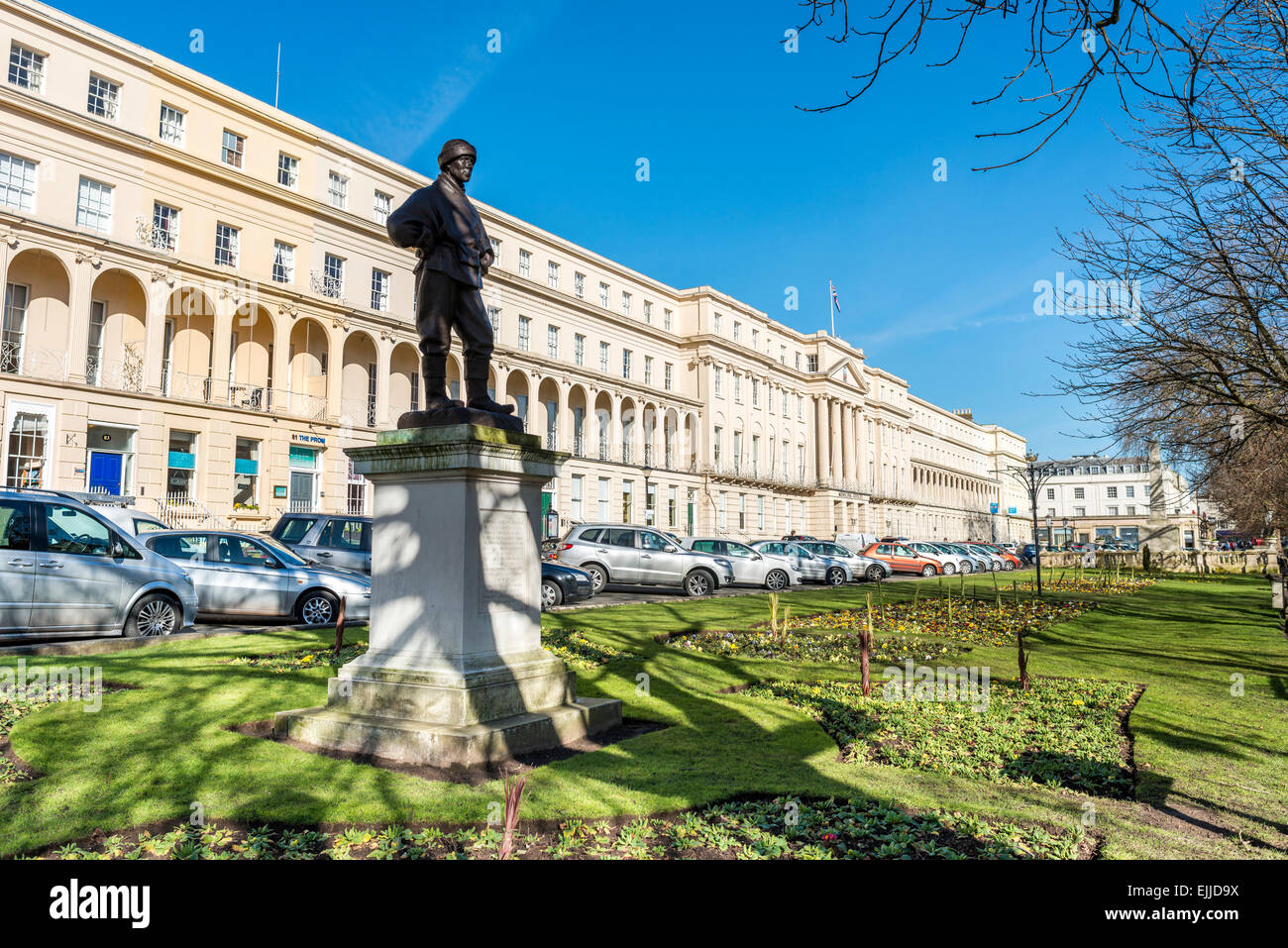 Statue of British Polar Explorer Edward Adrian Wilson in the Municipal ...