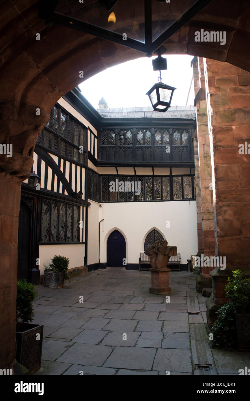 St. Mary`s Guildhall courtyard, Coventry, UK Stock Photo - Alamy