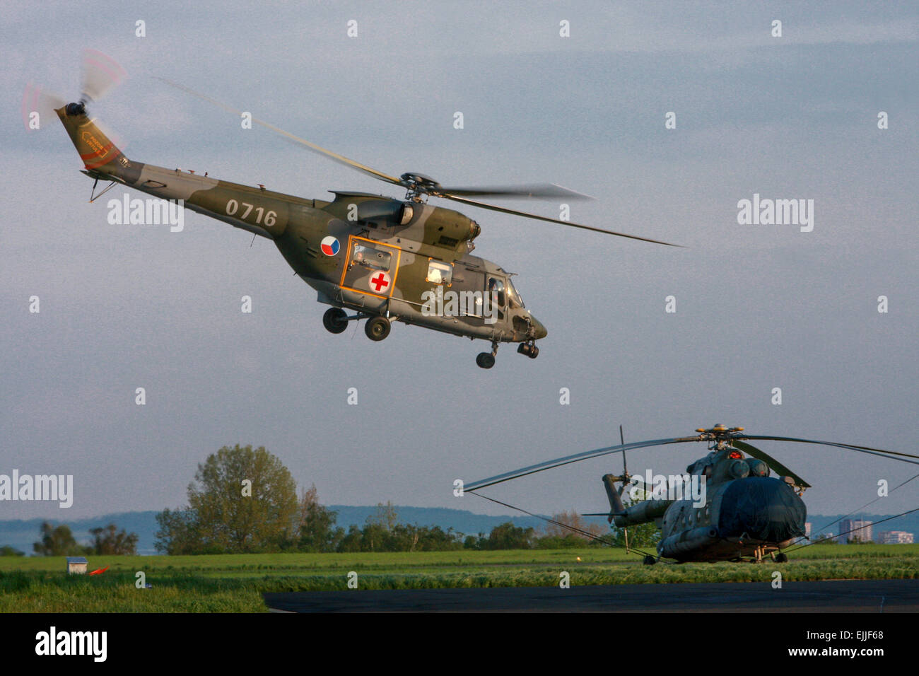 Helicopter W-3A Sokol Czech Army Stock Photo - Alamy