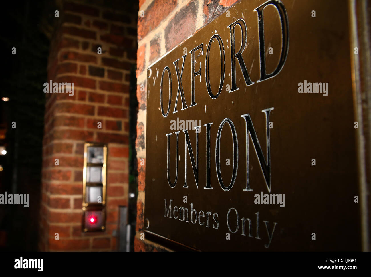 Oxford Union signage 2015 Stock Photo - Alamy