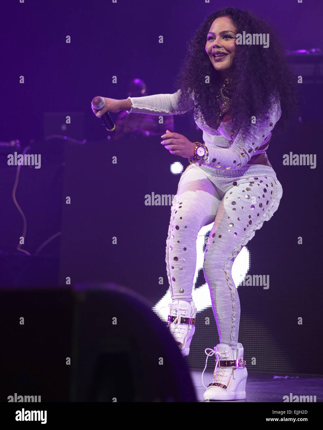 Rapper Lil' Kim performs live on stage during the Source360 at The ...