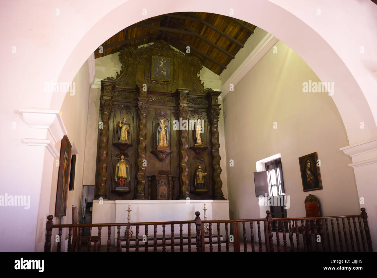 Altar of the Museum of Religious Art Santo Domingo de Porta Coeli. San ...