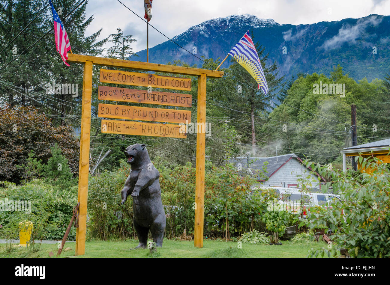 Welcome to british columbia sign hi-res stock photography and images ...