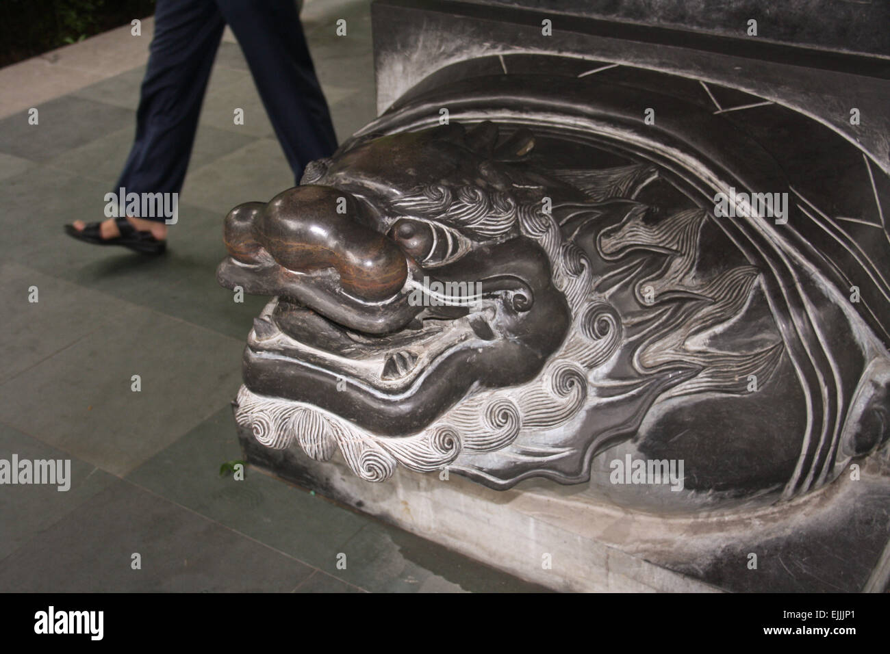 image of a mythical animal in the Chinese temple Stock Photo - Alamy