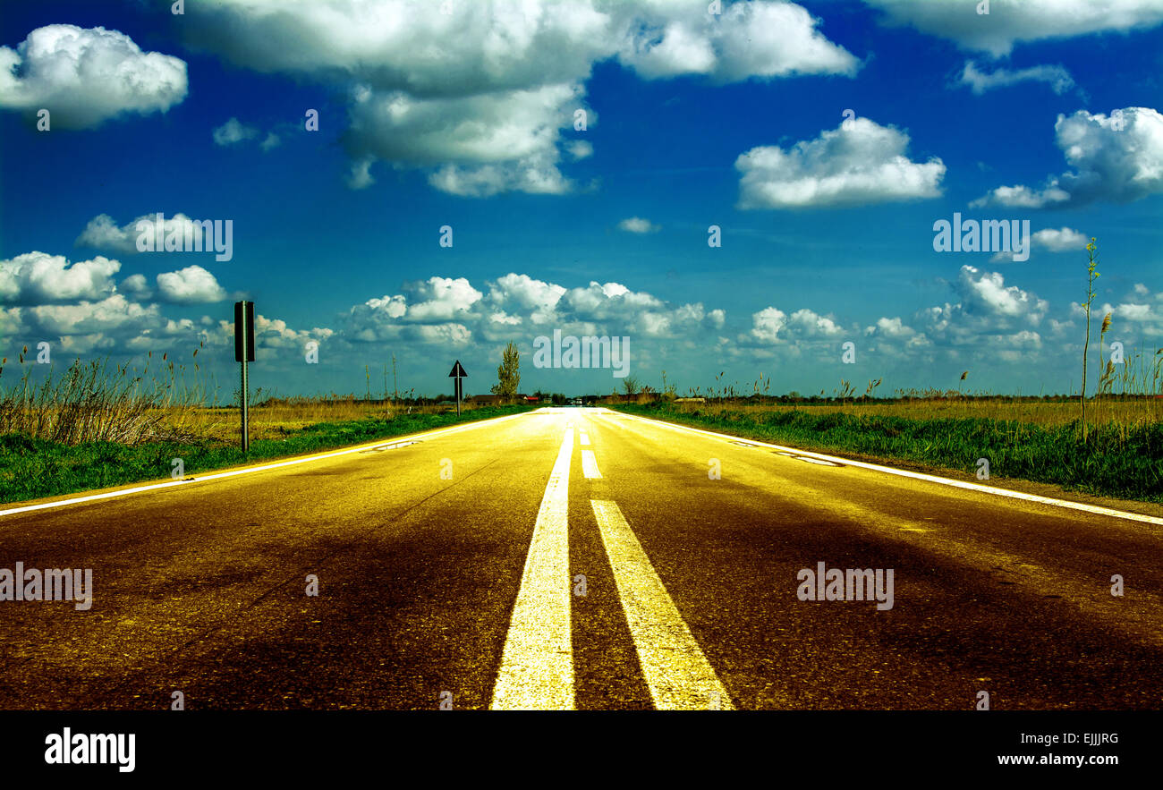 Shiny Road High Resolution Stock Photography and Images - Alamy
