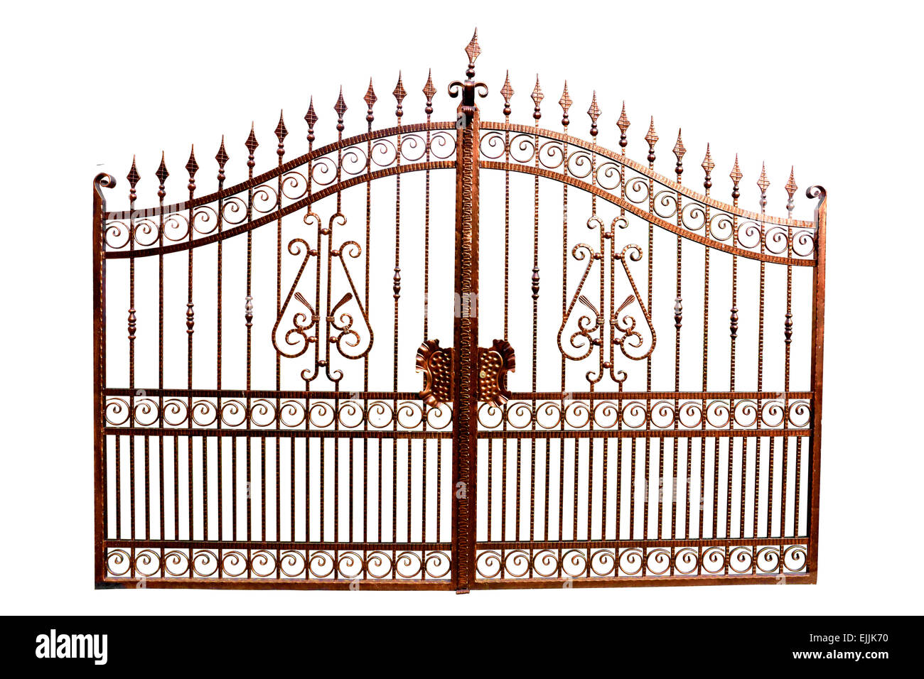 Victorian wrought iron gate Cut Out Stock Images & Pictures - Alamy