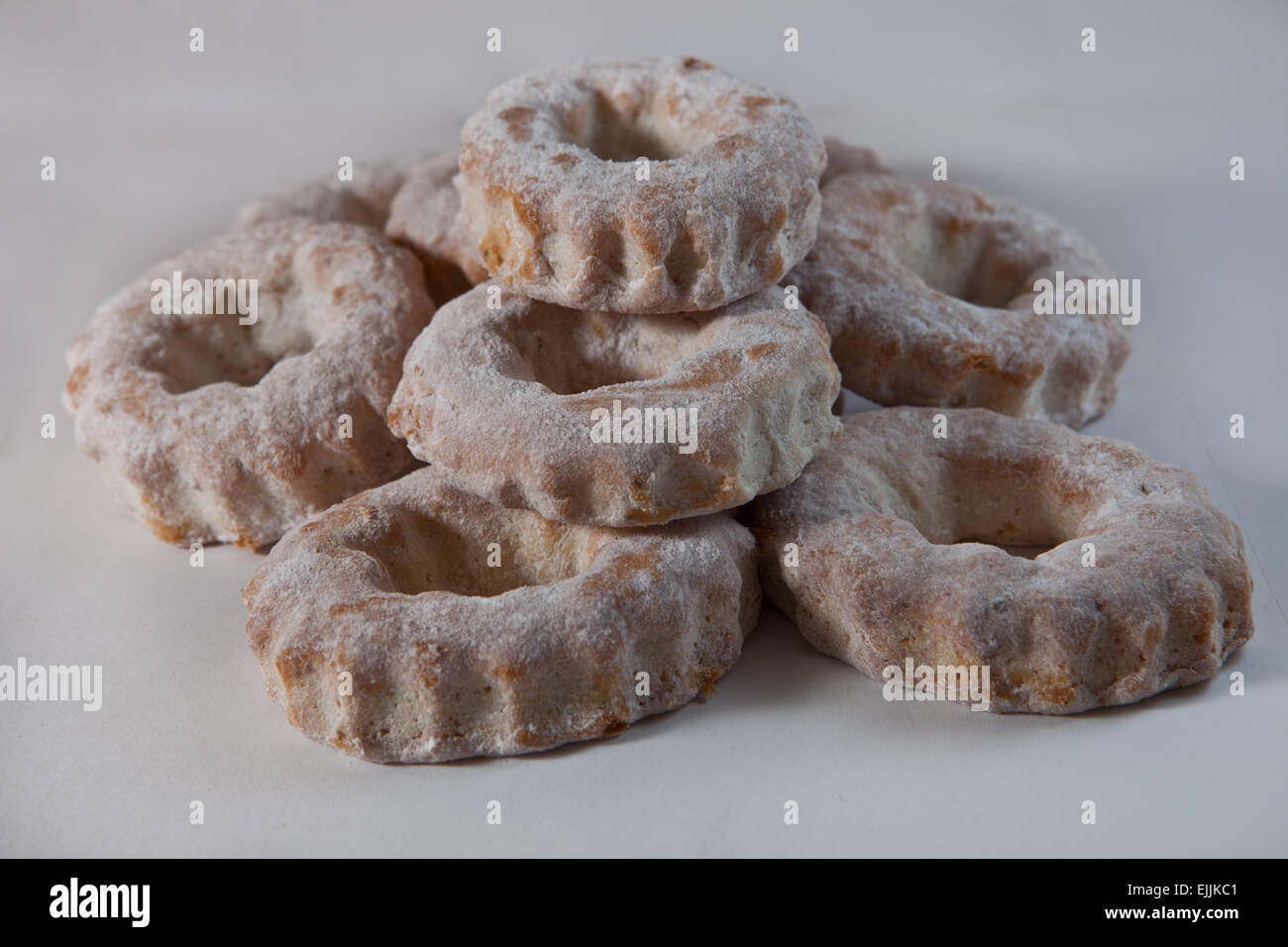 Typical christmas spanish sweets they are made from flour hi-res stock ...