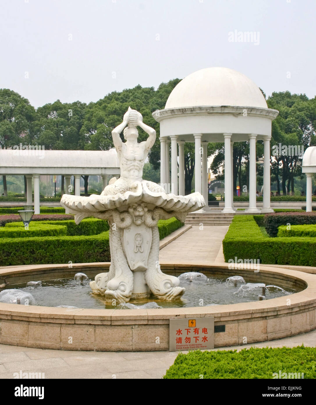 beautiful park with the famous sculptures Stock Photo - Alamy