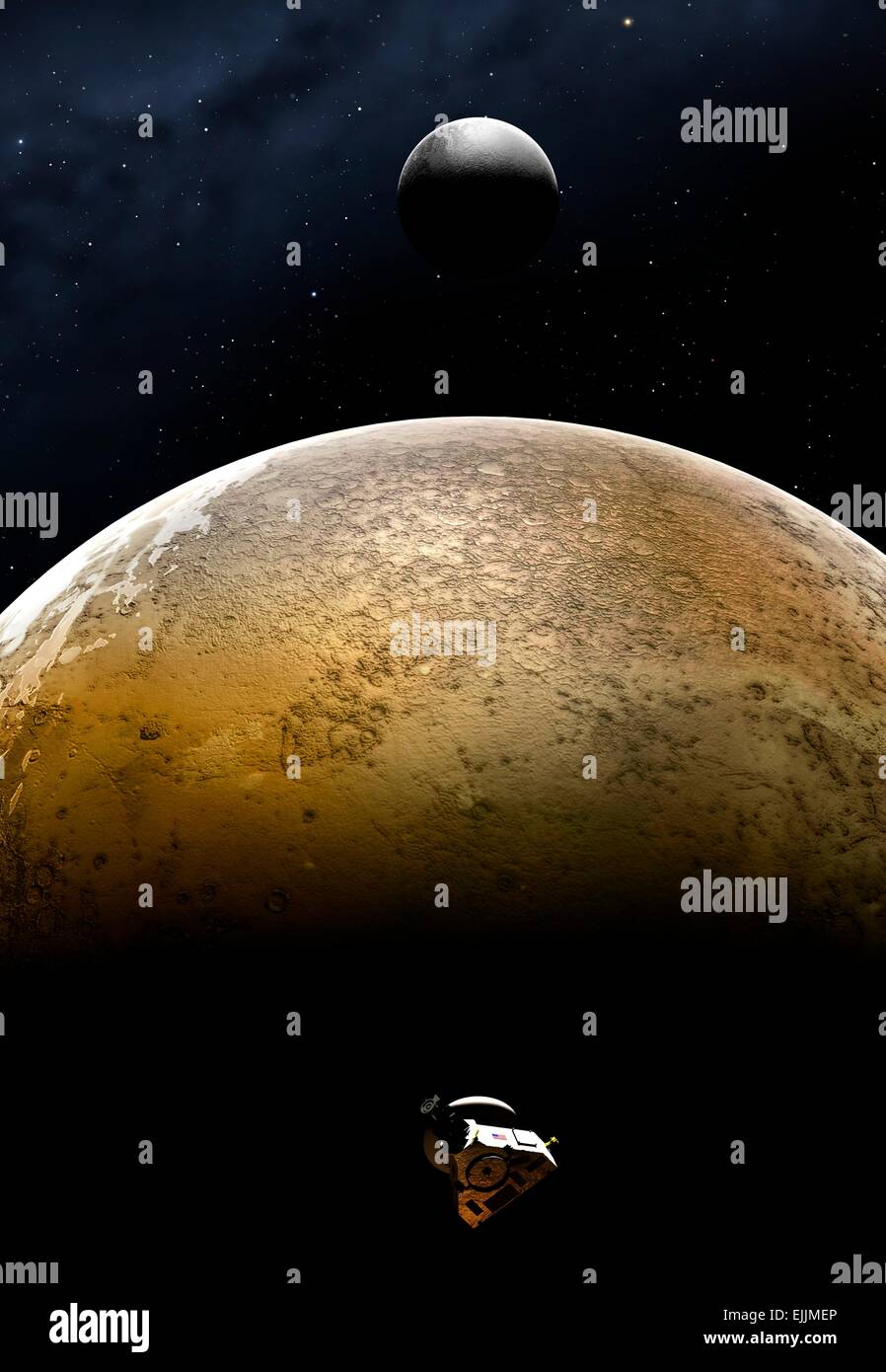 Arving When It Is Pluto Space Probe