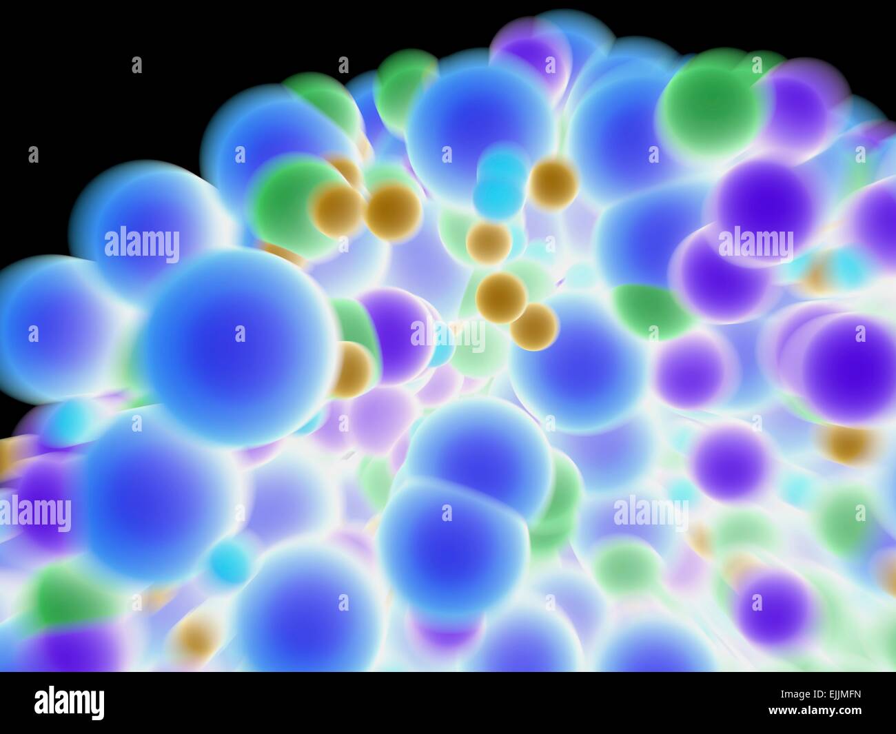 Abstract molecule, computer artwork Stock Photo - Alamy
