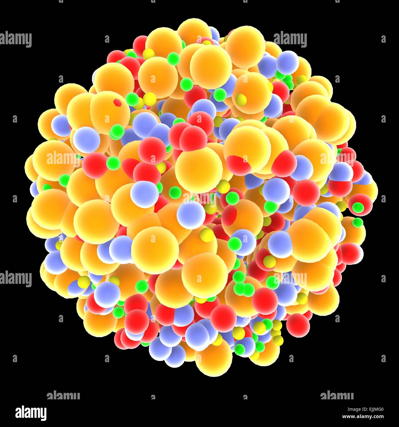 Abstract molecule, computer artwork Stock Photo - Alamy