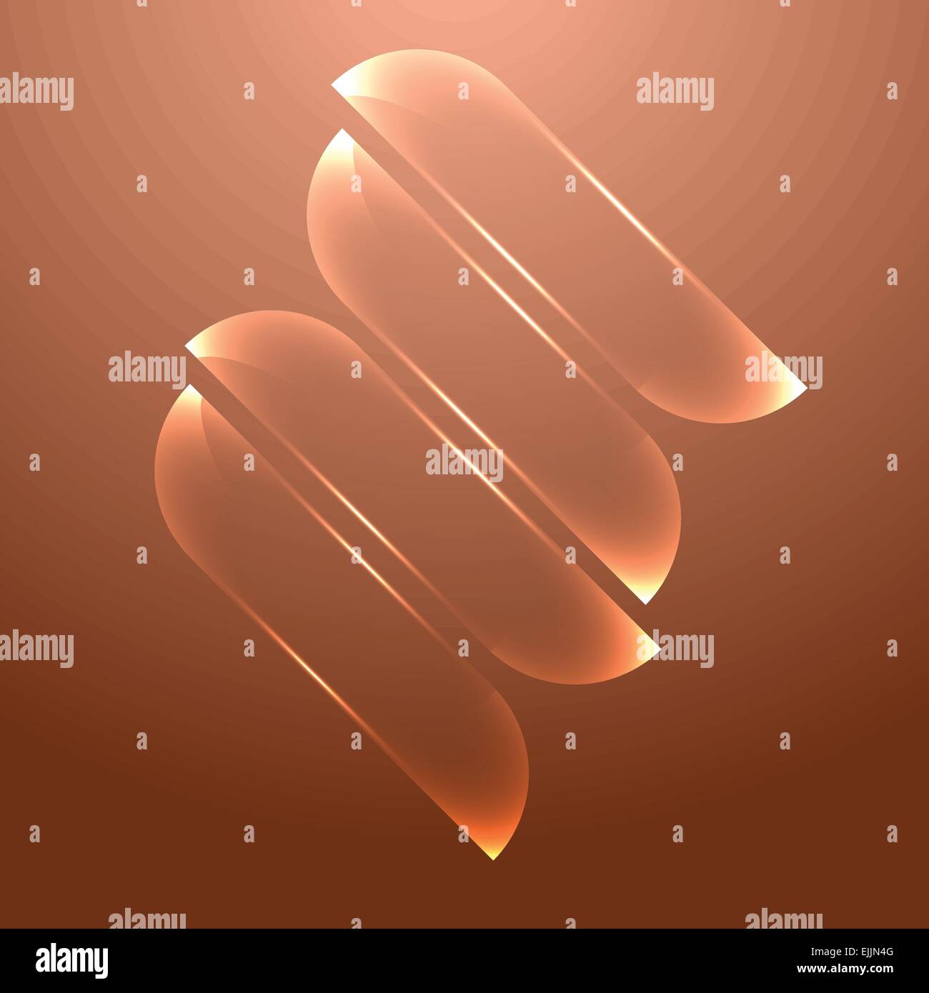 Design orange glass banners set, stock vector Stock Vector Image & Art ...