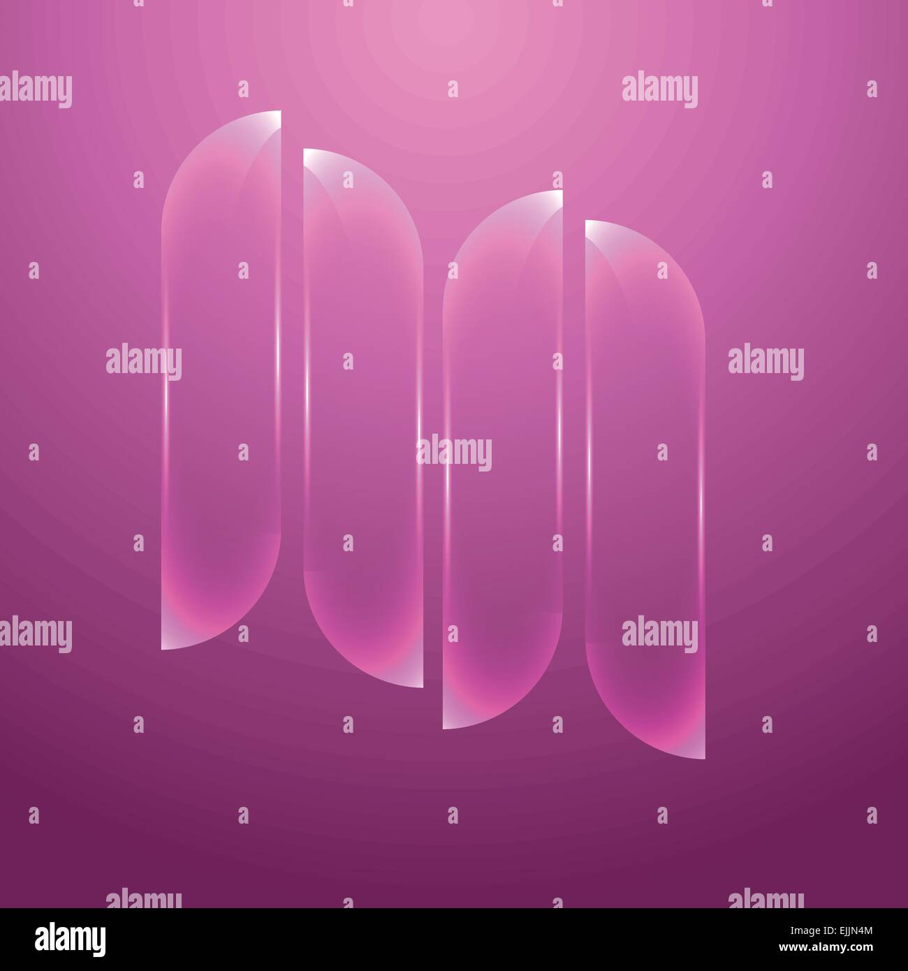 Design pink glass banners set, stock vector Stock Vector Image & Art ...