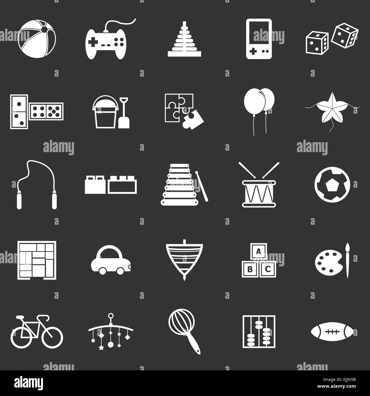 Toy set child on Black and White Stock Photos & Images - Alamy