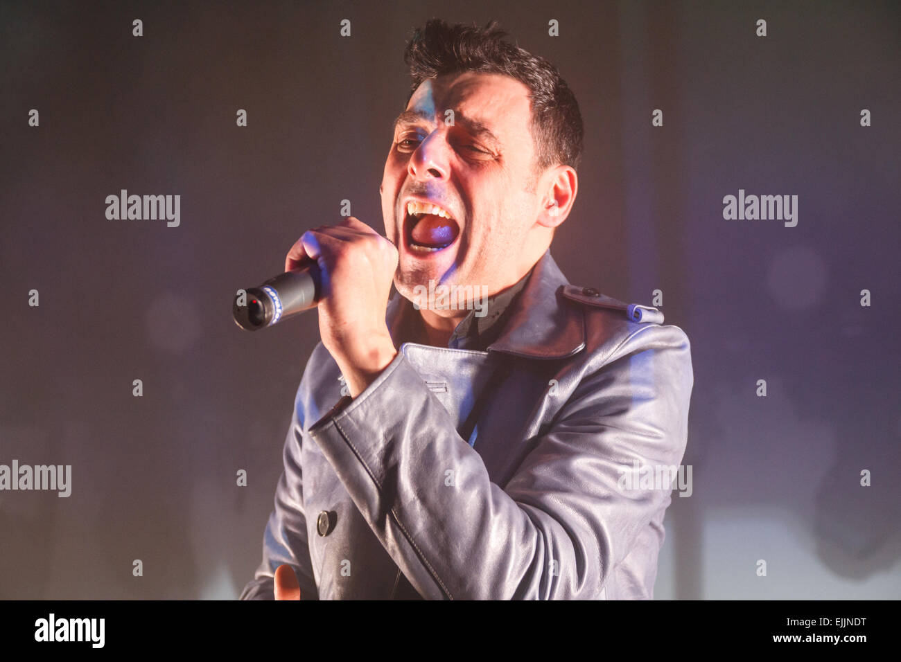 Manchester, UK. Glasgow based hard rock band Gun perform live at ...
