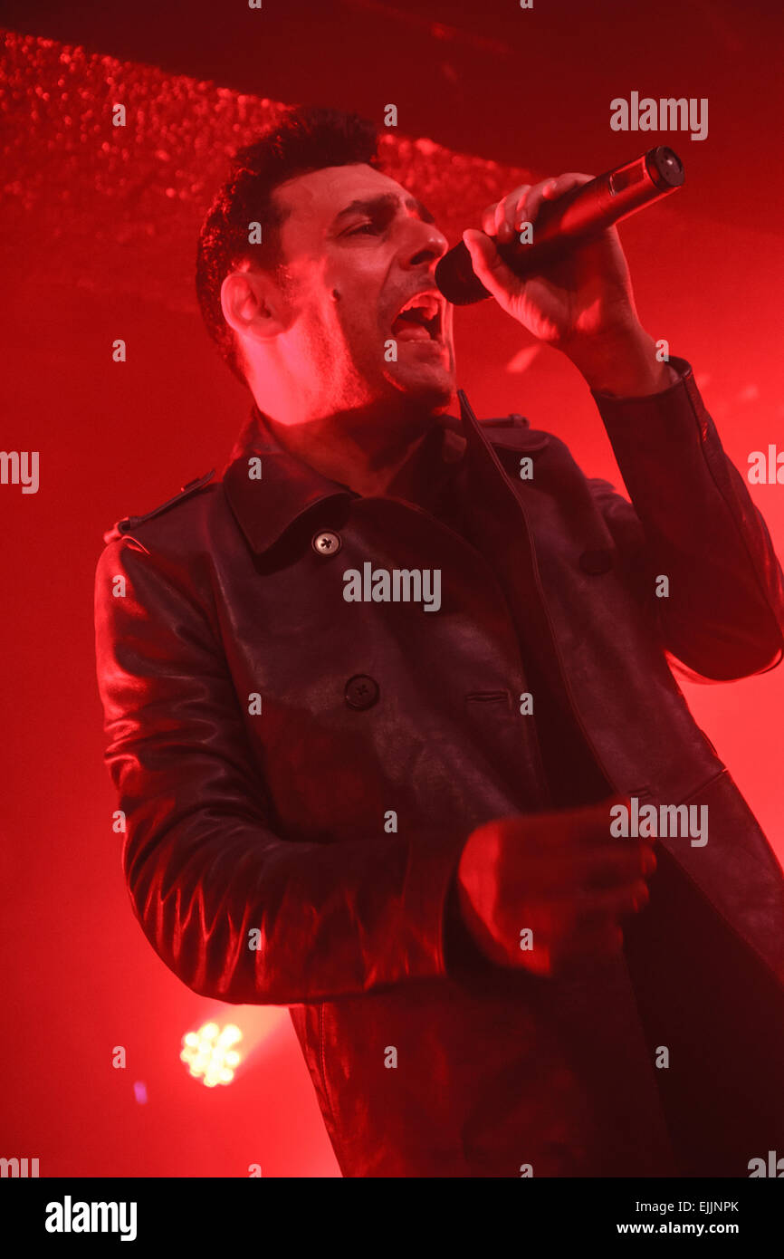 Manchester, UK. Glasgow based hard rock band Gun perform live at ...