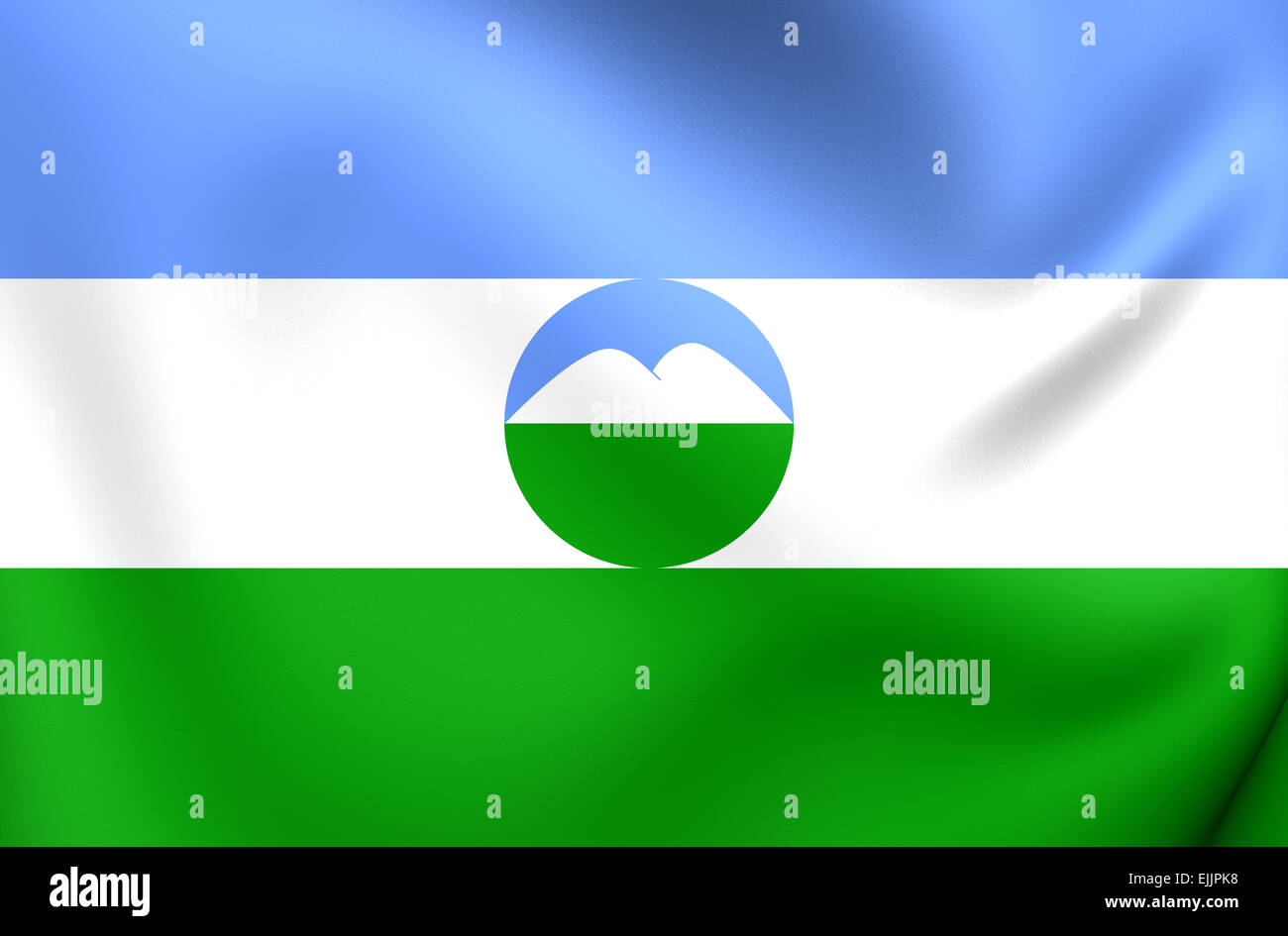 Flag of kabardino balkaria hi-res stock photography and images - Alamy