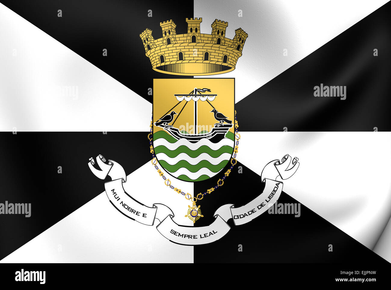 Lisbon flag hi-res stock photography and images - Alamy