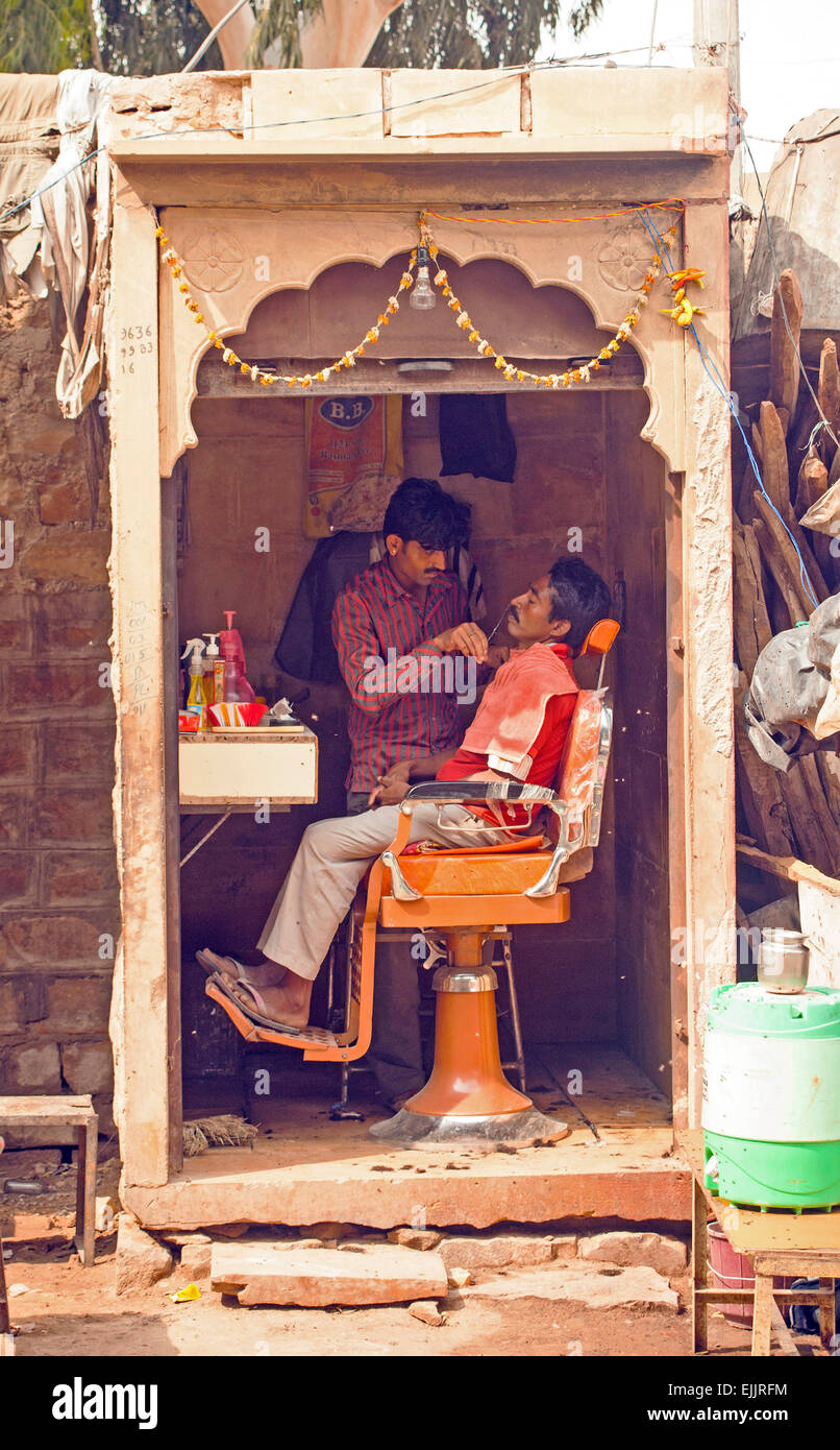 Barber booth hi-res stock photography and images - Alamy
