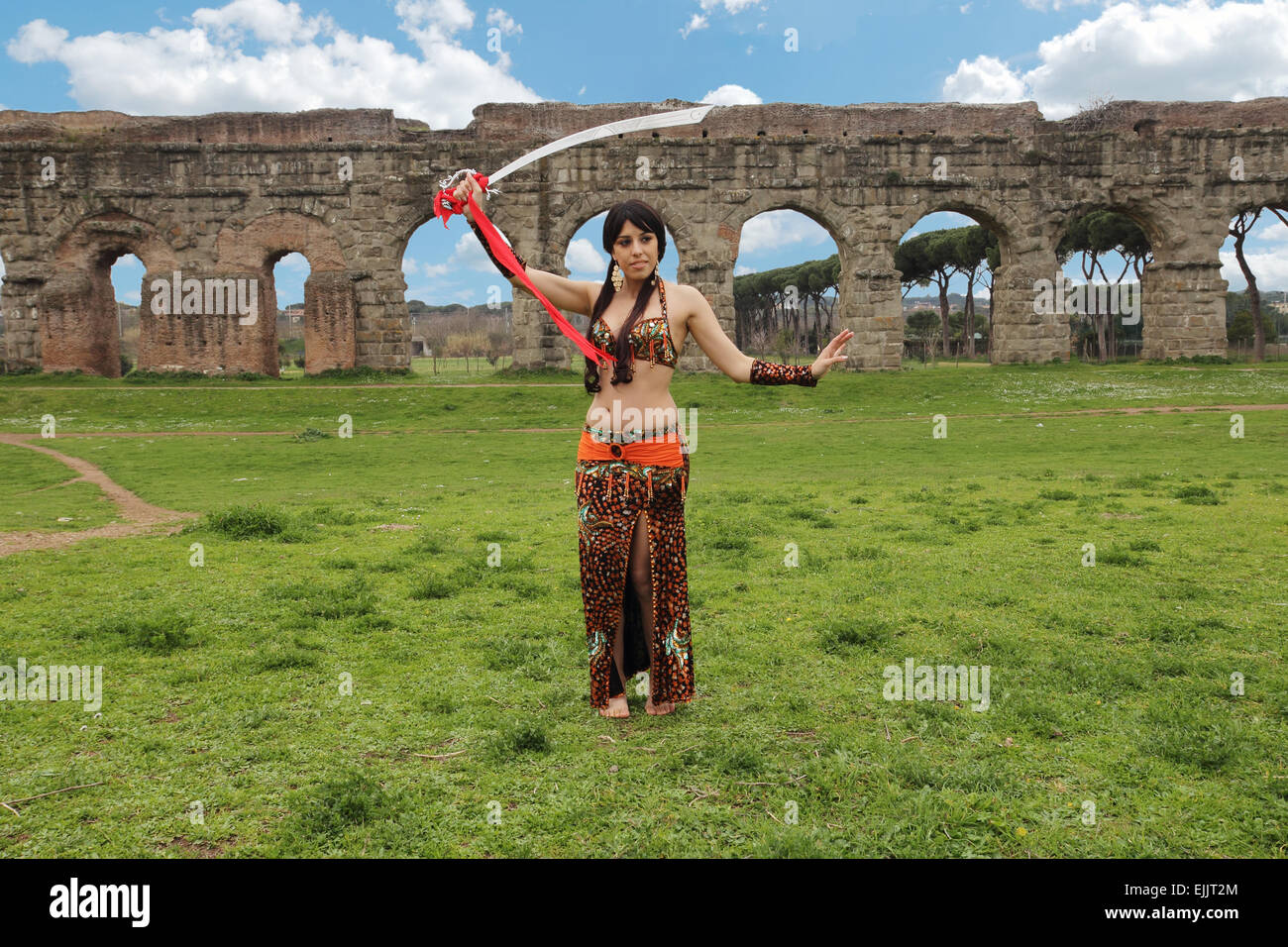 Middle east belly dancing dancer costume hi-res stock photography and ...