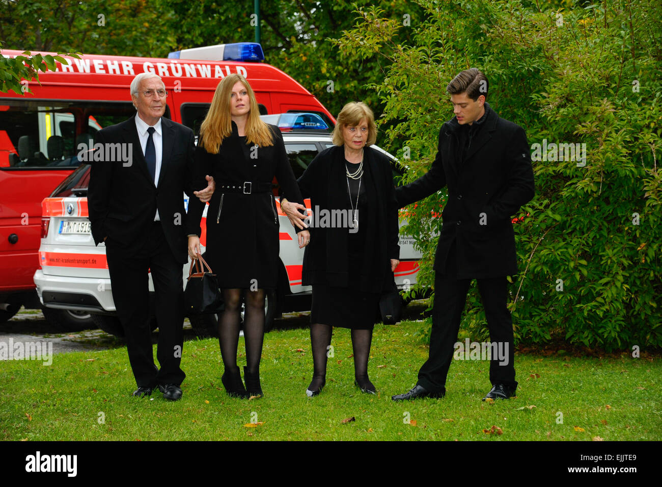 Memorial for late actor Joachim Fuchsberger in Gruenwald Featuring ...
