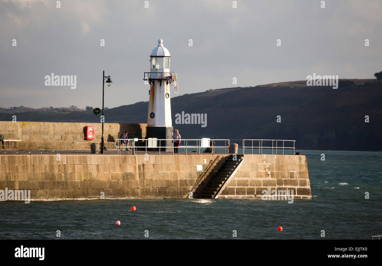 The Harbour Lighthouse, St. Ives, Cornwall, England, UK Stock Photo - Alamy