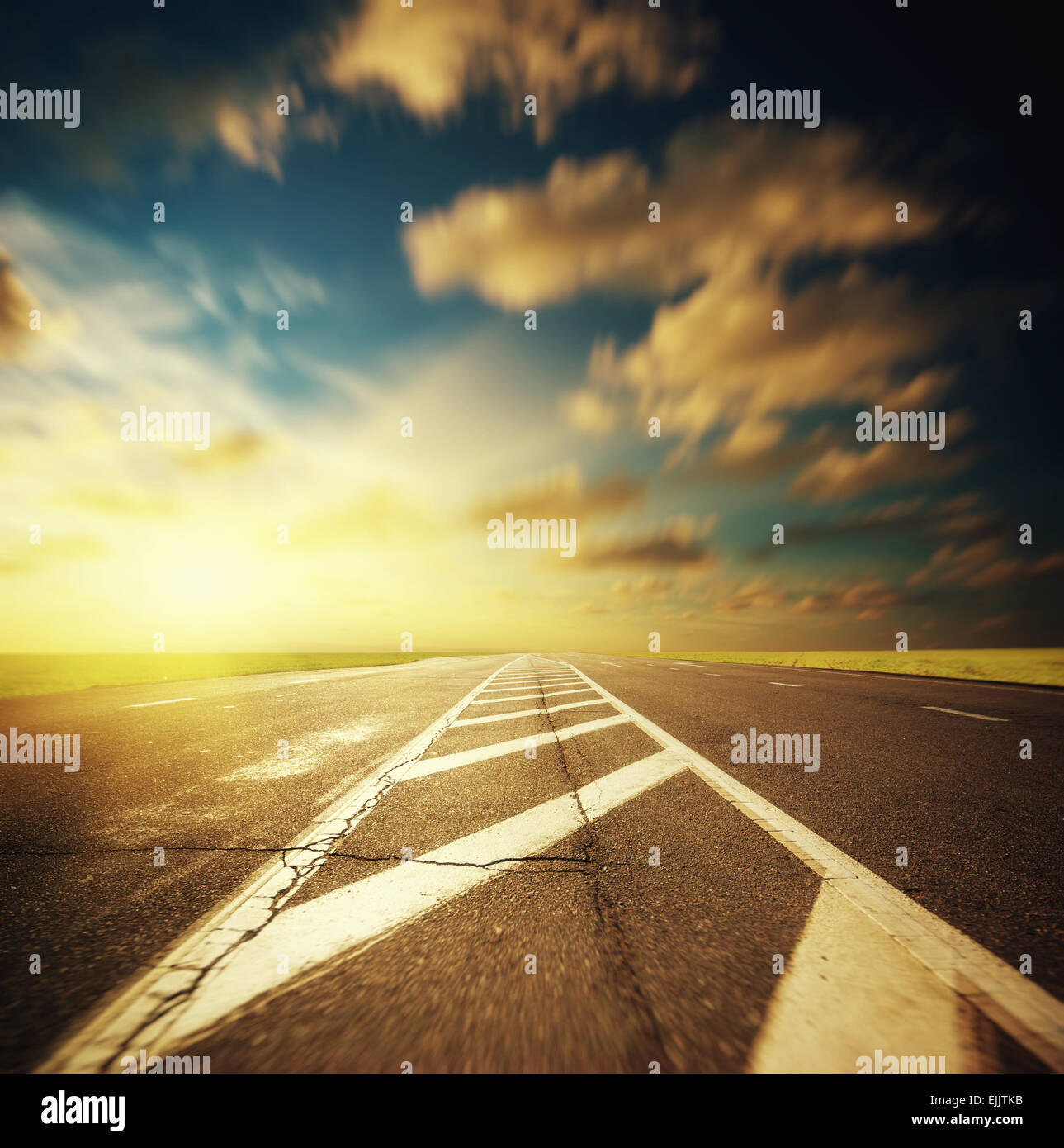 Deep road. Element of dersign Stock Photo - Alamy
