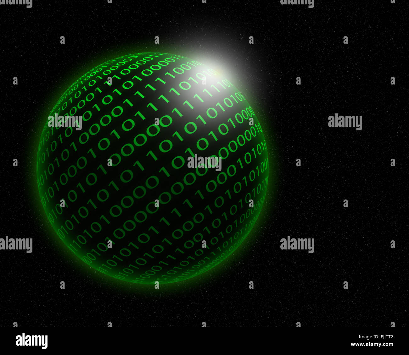 Abstract background image of digital binary code Stock Photo - Alamy
