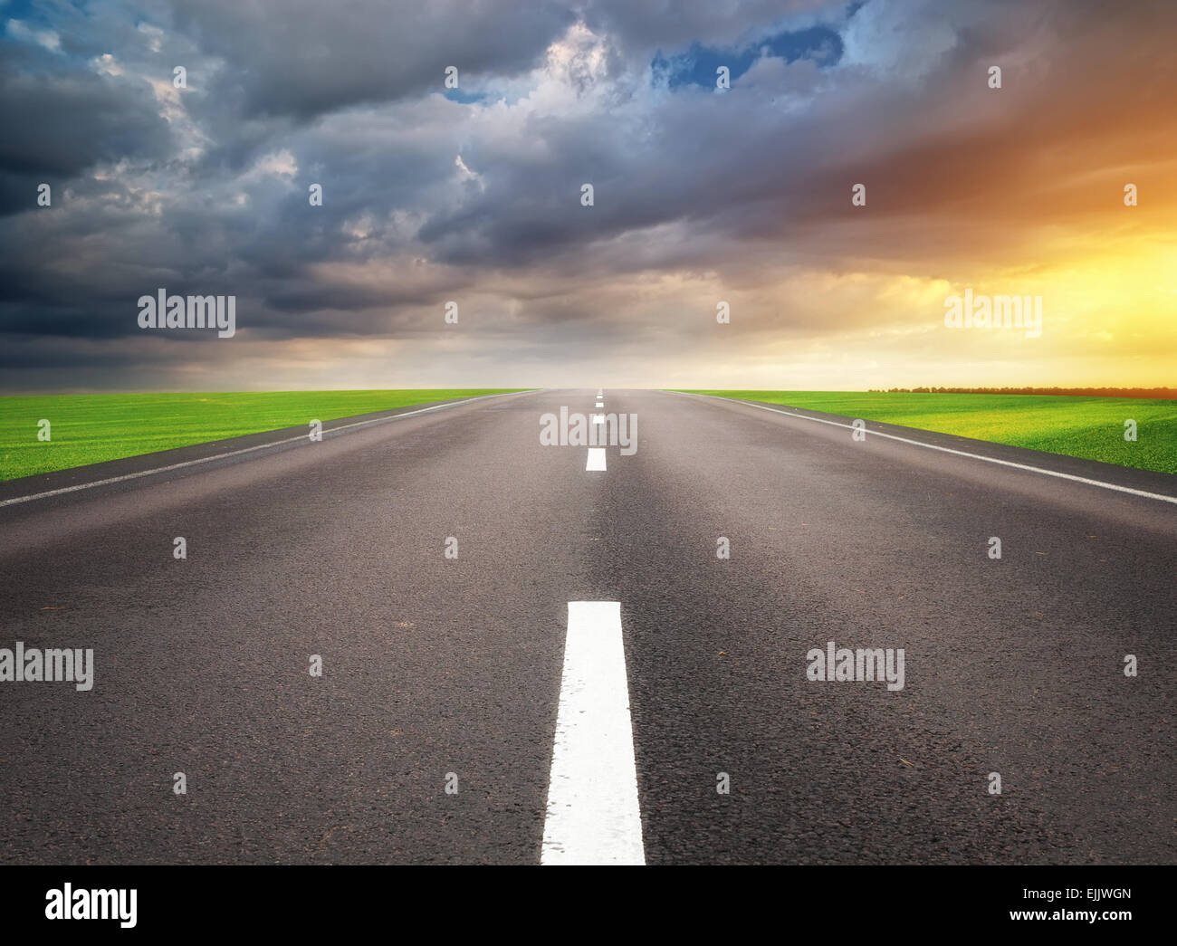 Deep road. Element of design Stock Photo - Alamy